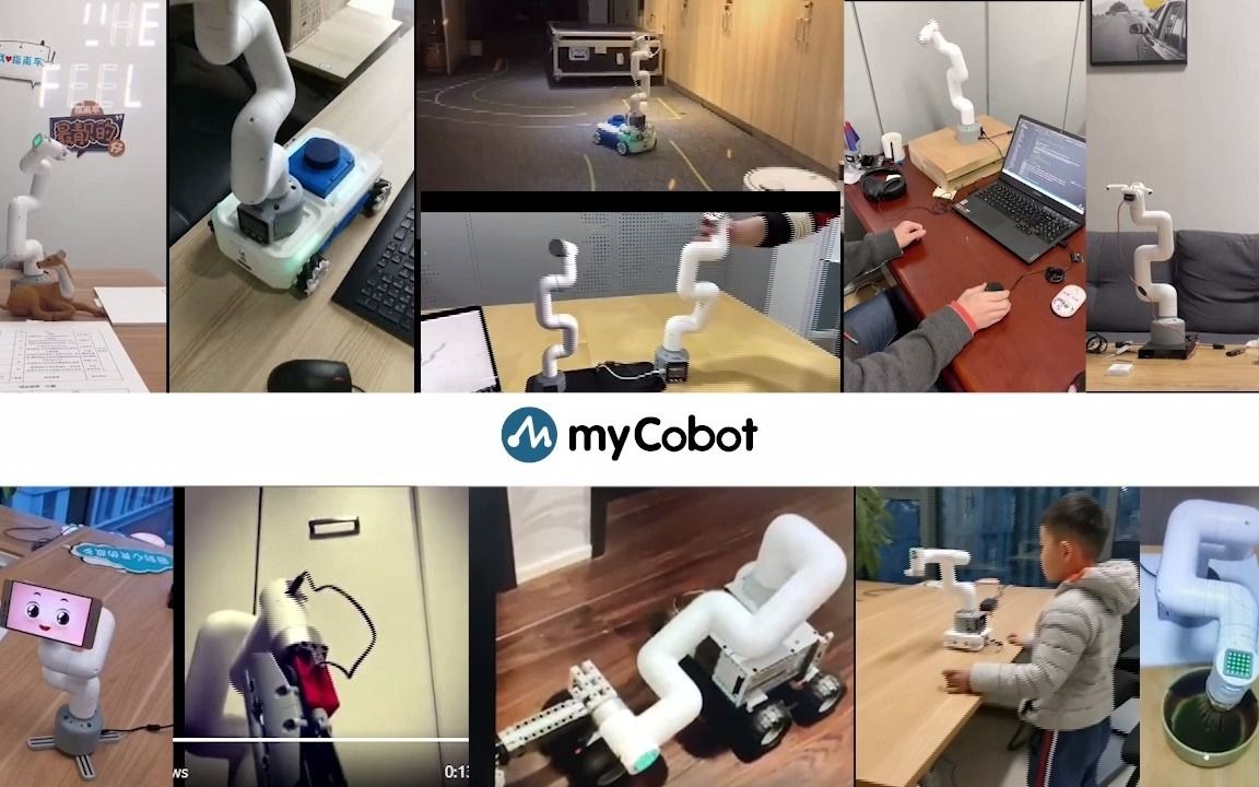 myCobot案例合集_哔哩哔哩_bilibili