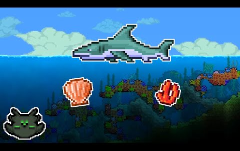 珊瑚礁建筑小贴士! | Terraria_哔哩哔哩_bilibili