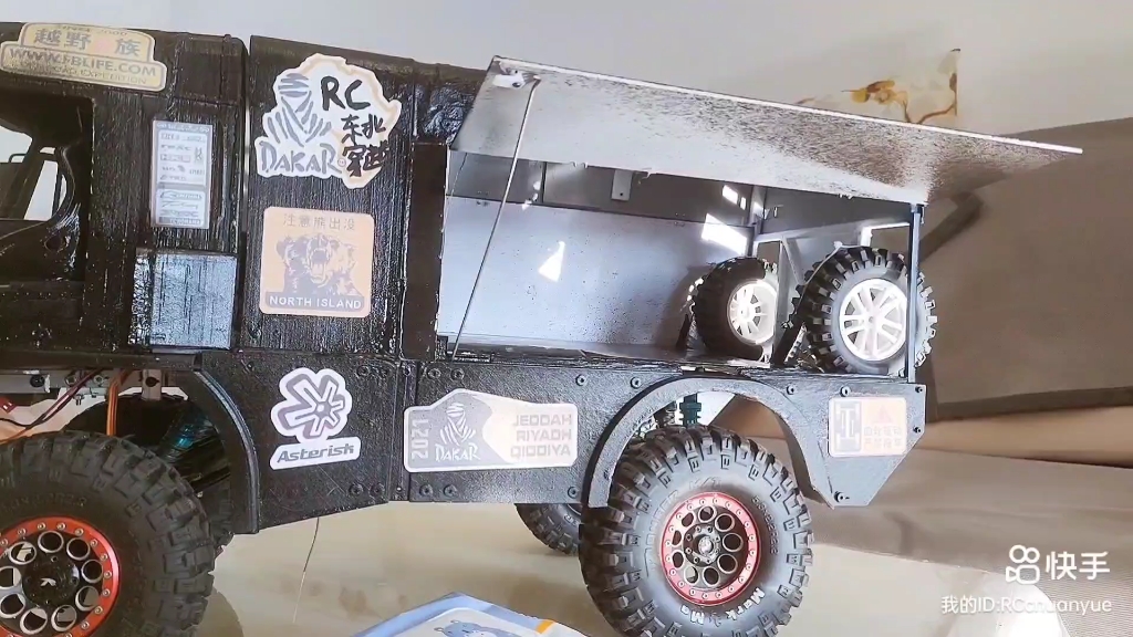 【いいラジ夢気分/合辑】田宫CC-02搭配MAN TGS竞速拖头壳·自制达喀尔拉力卡车·走行欣赏&改造记录