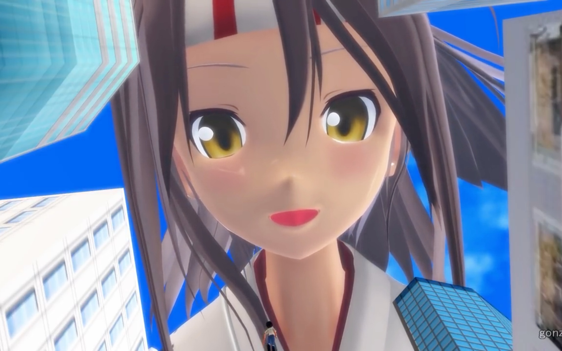 [MMD giantess]街に遊びに来た巨大娘(その2)giantess came to play the town 2-TiAmo-HOH ...