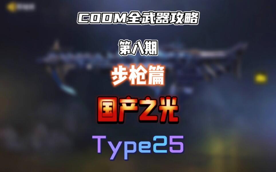 CODM全武器攻略——Type25 - 哔哩哔哩