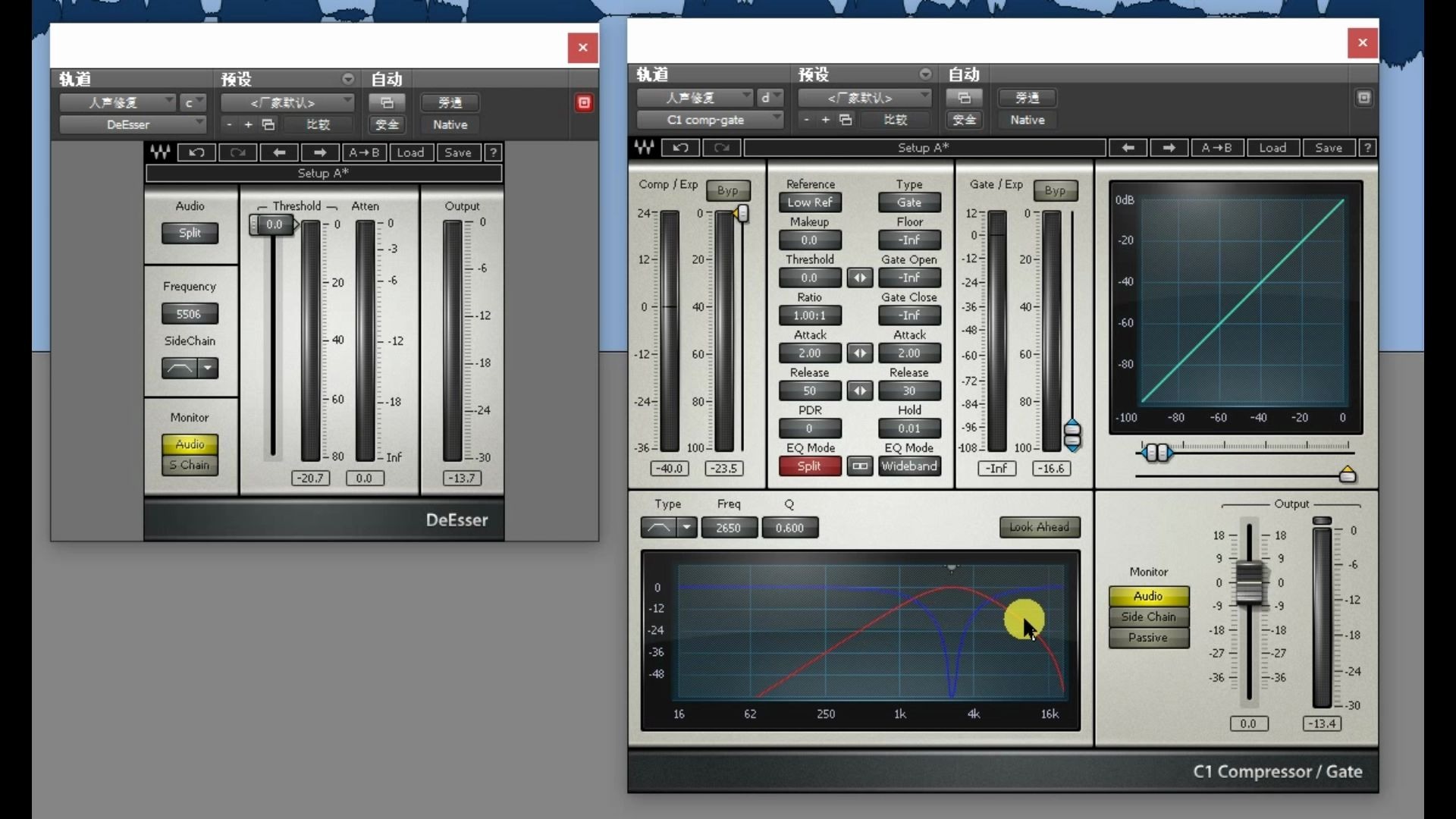 Waves 插件教学 DeEsser 齿音处理器讲解_哔哩哔哩_bilibili