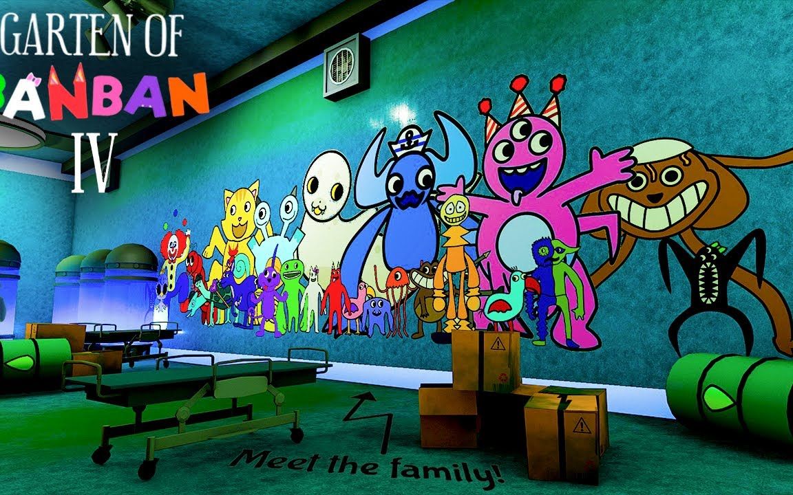 Garten of BanBan 4 - ALL NEW BOSSES + ENDING