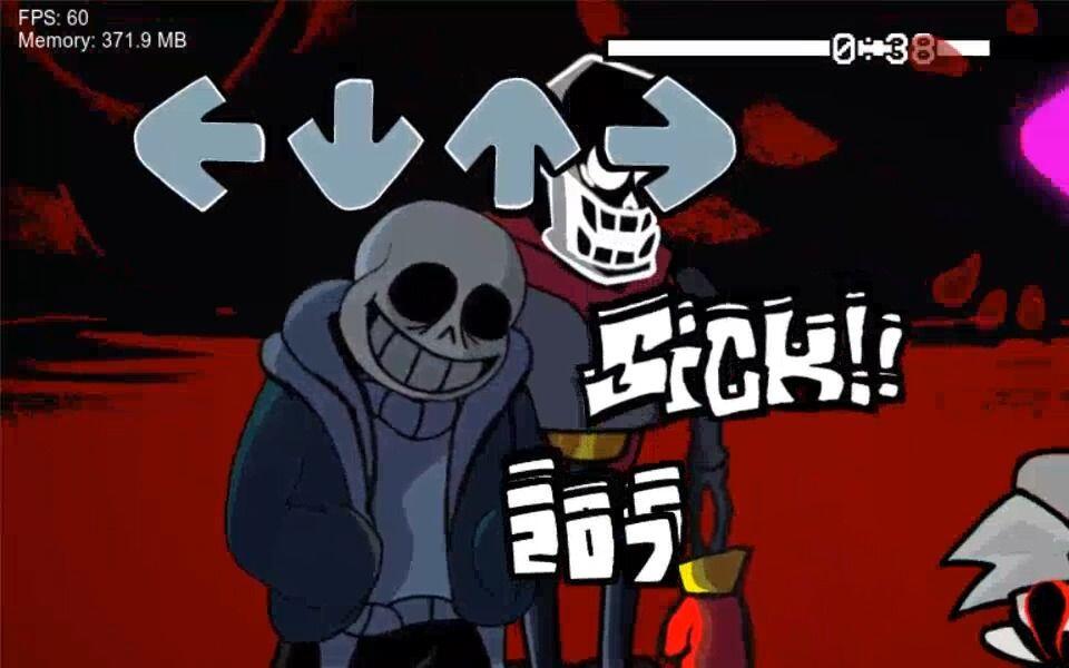 [FNF模组] 隐藏曲目"扭打"（传说之下:黑客结局_V3 VS VHS_... - 哔哩哔哩