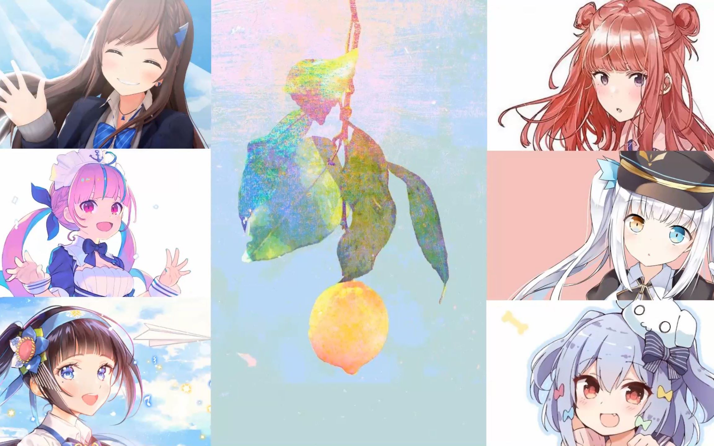[Lemon] 当我6个Vtuber老婆一起唱Lemon的时侯！继续单推所有人！_哔哩哔哩_bilibili