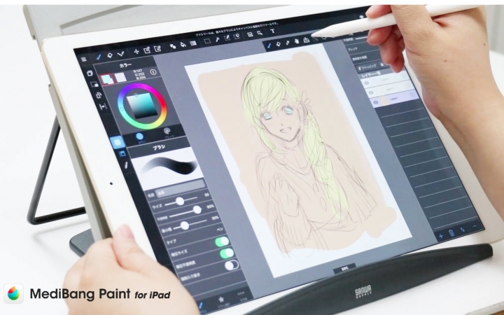 【MediBangPaint for iPad】作画体验实录！全方位支持iPad Pro+Apple Pencil～第一_哔哩哔哩_bilibili