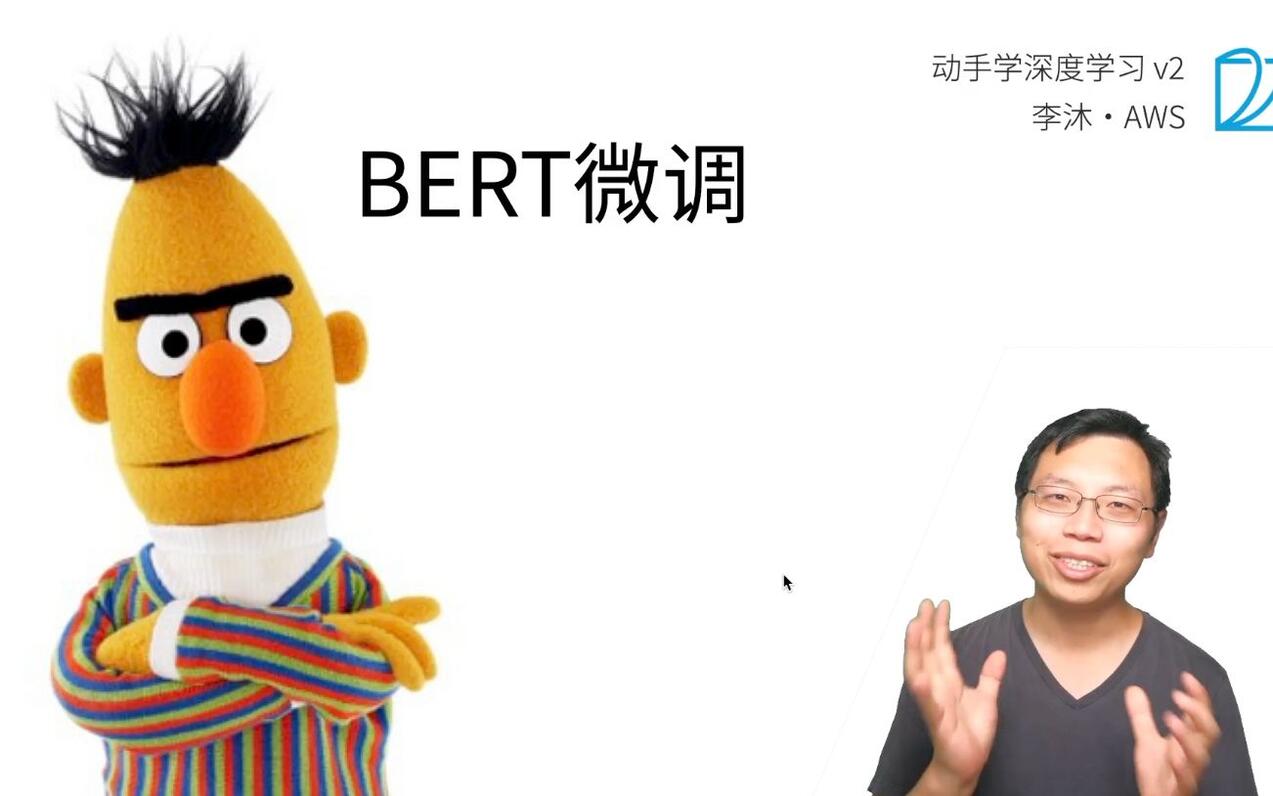 70 Bert微调【动手学深度学习v2】 哔哩哔哩