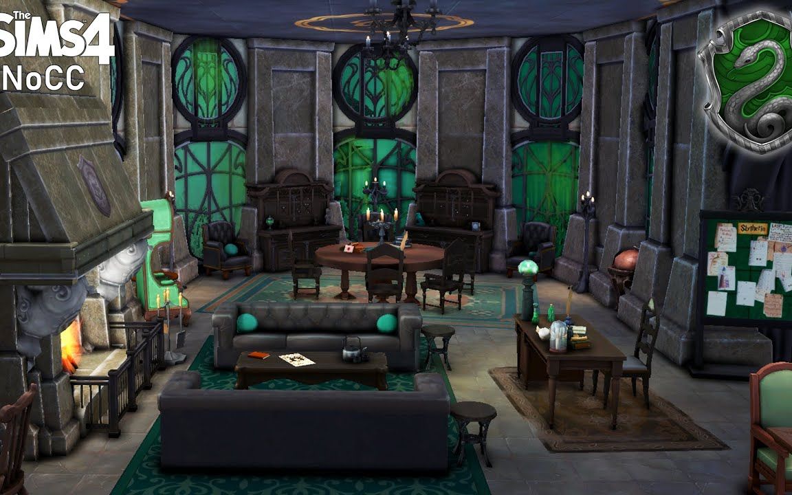 【搬运】霍格沃茨 Pt. 3 - 斯莱特林 |模拟人生4 定格动画| NoCC by The Sim Scrolls_哔哩哔哩bilibili ...