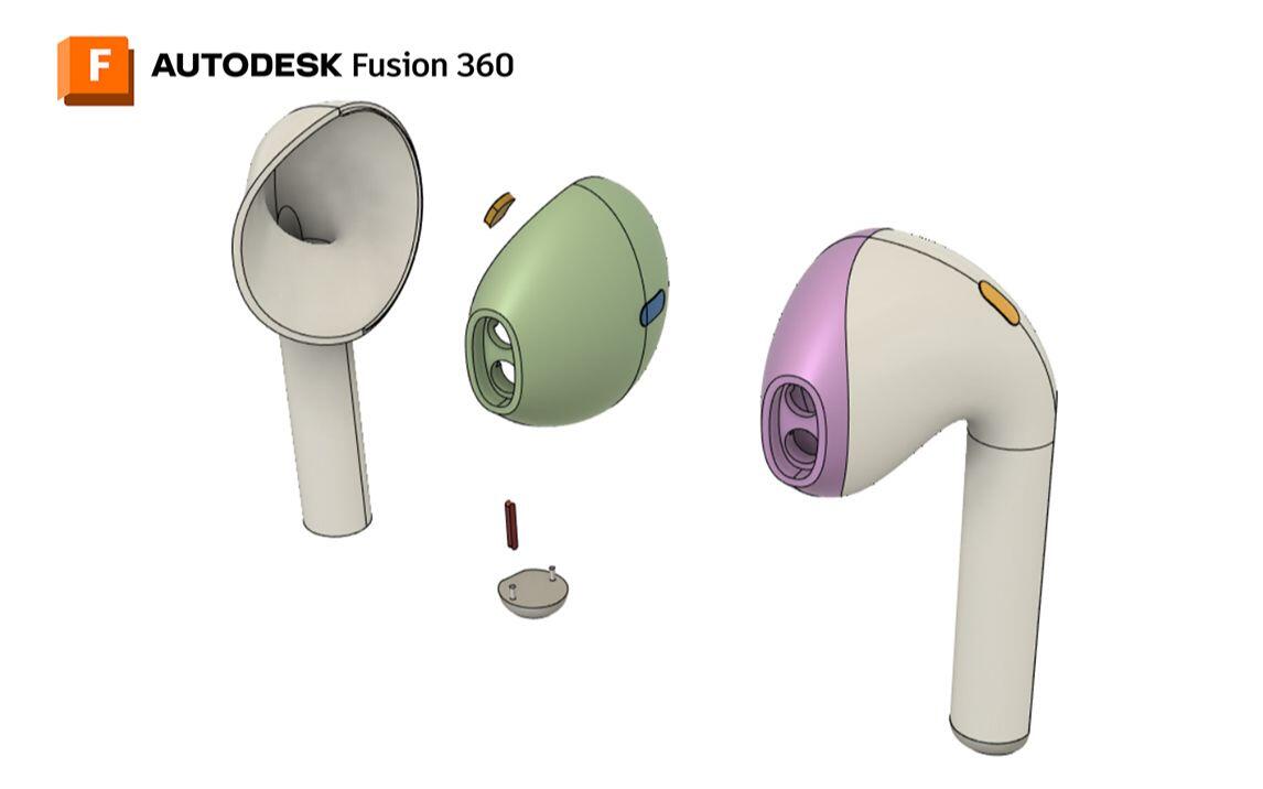 #43 耳机 曲面建模练习【Fusion360 教程】 - 哔哩哔哩