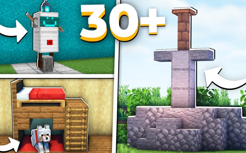 【Minecraft】如何建造郁郁葱葱的洞穴屋教程（ManDooMiN）