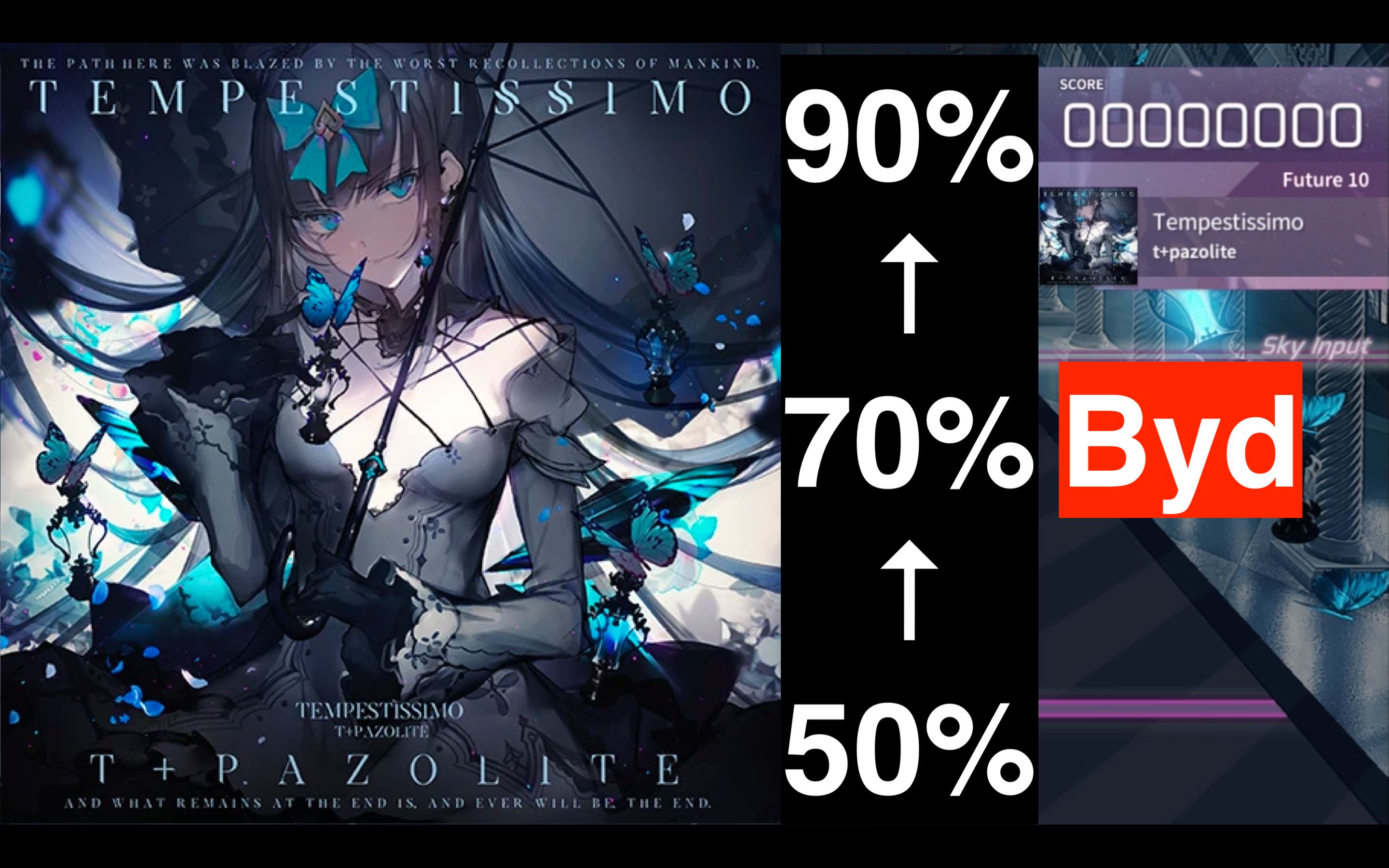 【Arcaea锁屏练习/Tempestissimo/Byd】加速练习_哔哩哔哩_bilibili