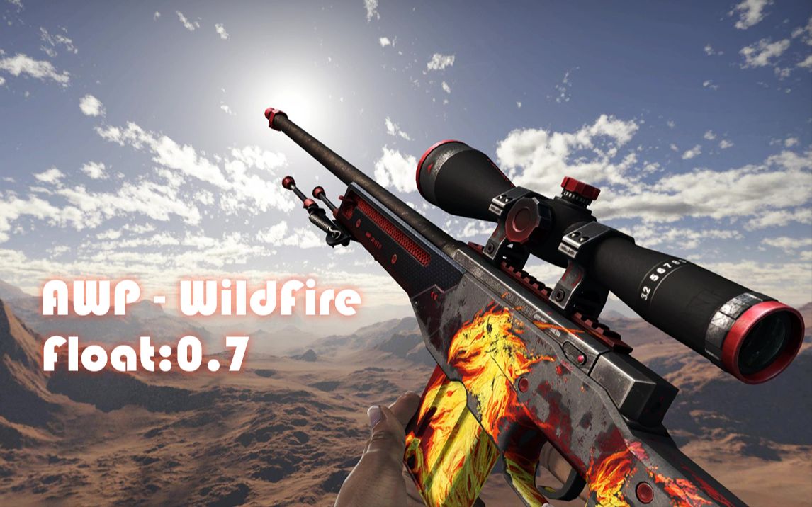 【CSGO】CS20收藏品全皮肤（无刀）最高磨损检视，UMP45高磨有彩蛋，AWP黑镜野火【1080P 60FPS】_哔哩哔哩_bilibili