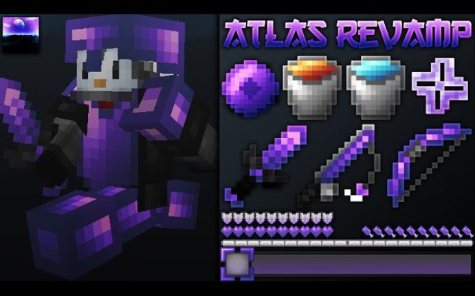 Atlas Revamp [16x] MCPE PvP Texture Pack by EyChill_哔哩哔哩_bilibili