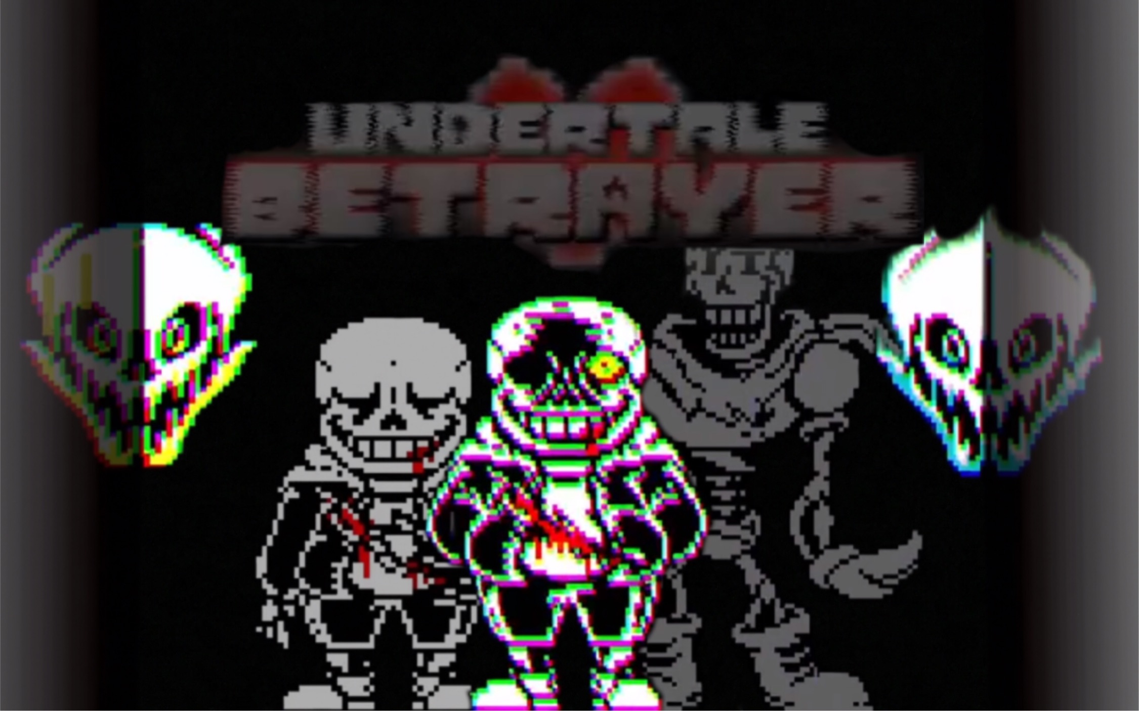【Undertale:Betrayer by Sanesss】超难sans战 3阶段通关！！！_哔哩哔哩_bilibili