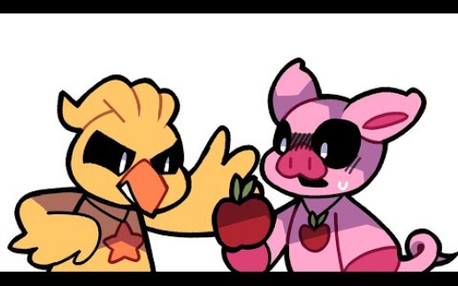 Picky piggy和Kickin chicken//波比游戏时间短漫画-RFGS-7-RFGS-7-哔哩哔哩视频