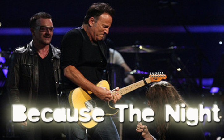 【Patti Smith&Bruce Springsteen&U2乐队】Because the Night 摇滚名人堂25周年演唱会高清现场 ...