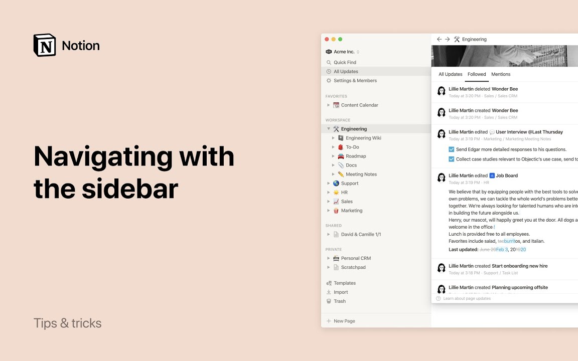 Notion系列教程-使用侧边栏导航(Navigating with the sidebar)_哔哩哔哩_bilibili