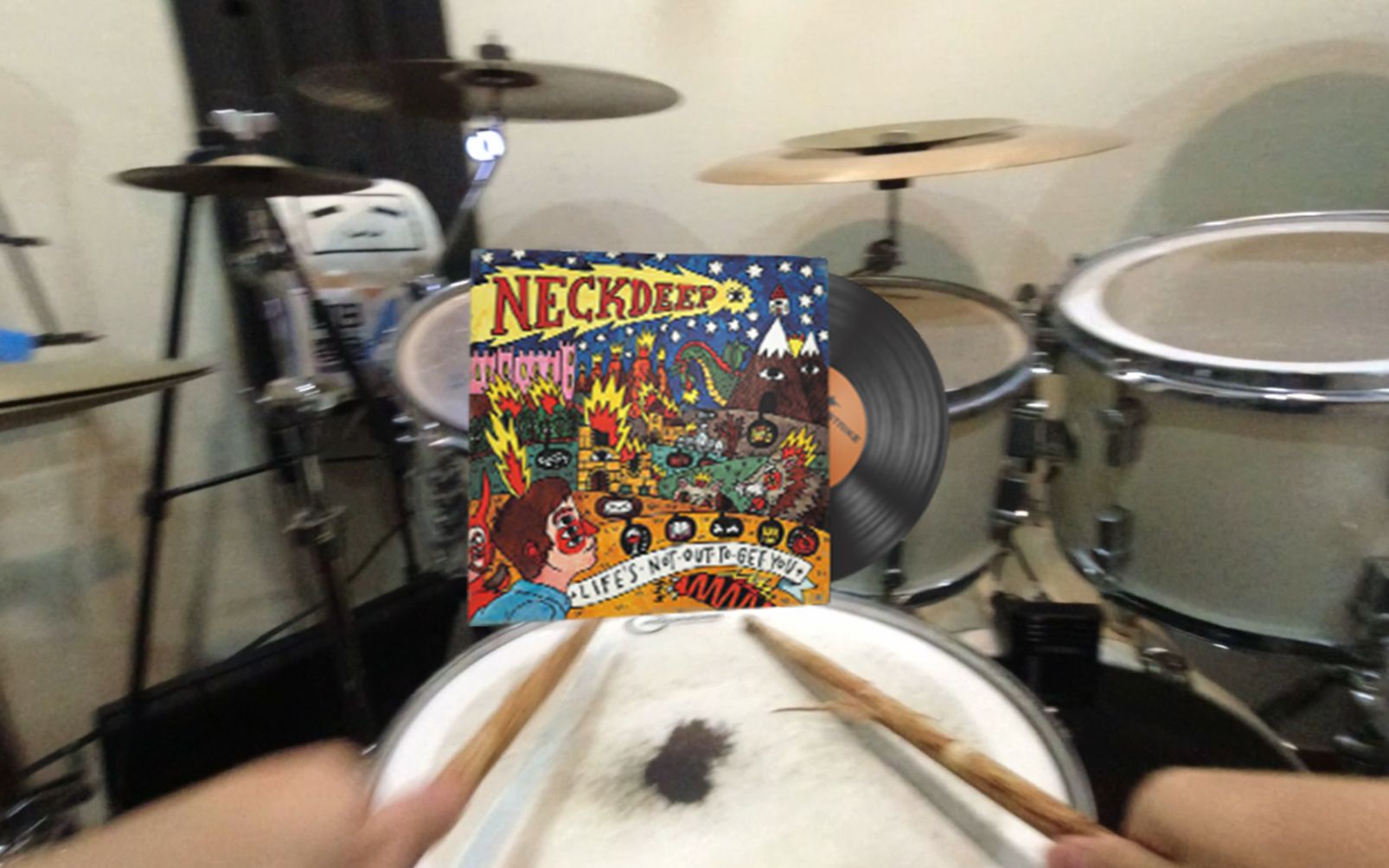 【CSGO音乐盒】人生何处不青山，无甲大狙一串三 - Neck Deep - Gold Steps【架子鼓Cover】_哔哩哔哩_bilibili