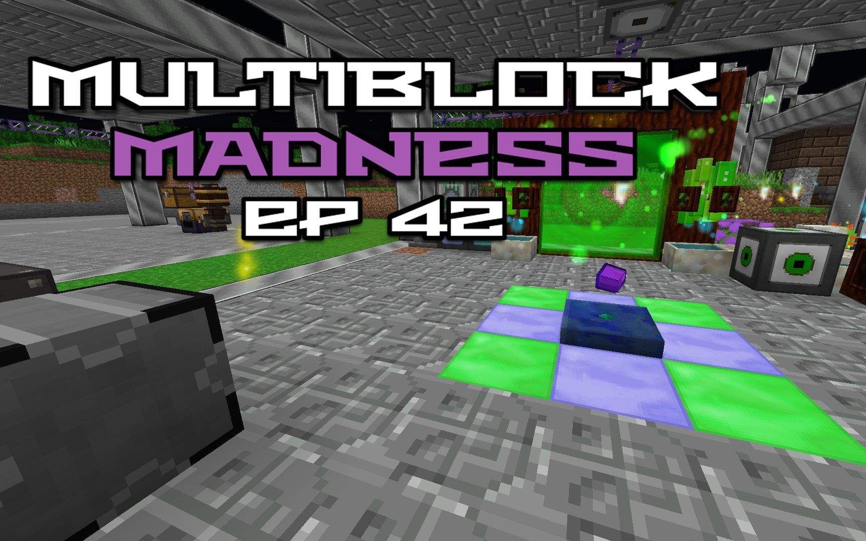 Multiblock【The End】我的世界多块疯狂多模组生存实况-QQQQQQNB-Multublock Madness实况-哔哩哔哩视频