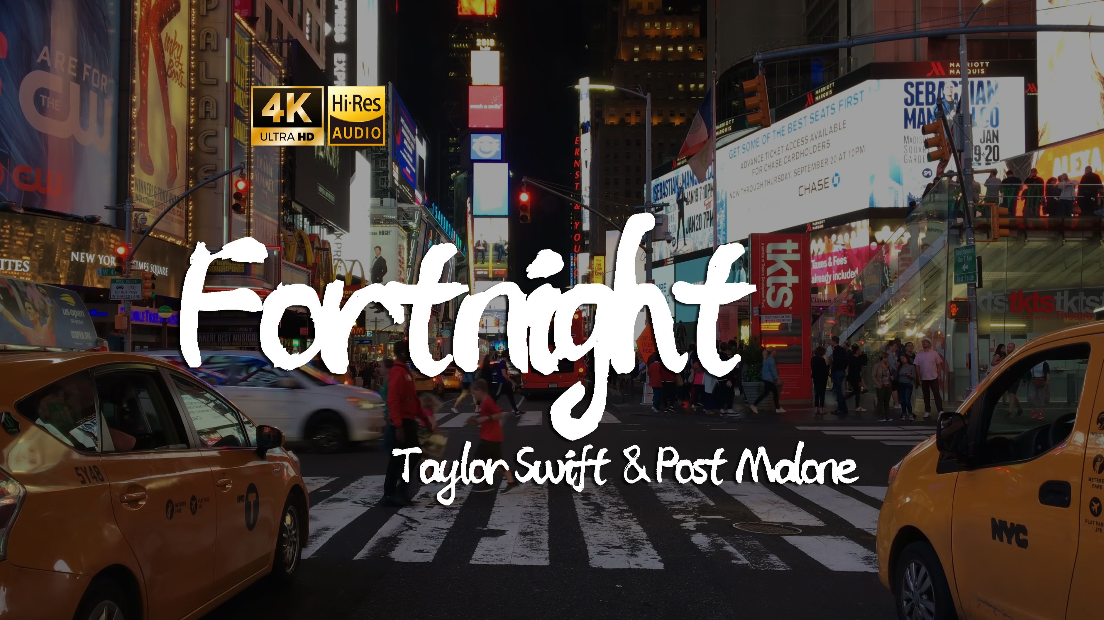 【4K Hi-Res】Fortnight - Taylor Swift 只为你能一切安好 但你是原因所在-你去巴黎我在北京-你去巴黎我在北京 ...