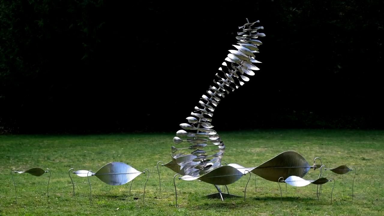 【装置艺术】Fishback - New very expensive work by Anthony Howe_哔哩哔哩_bilibili