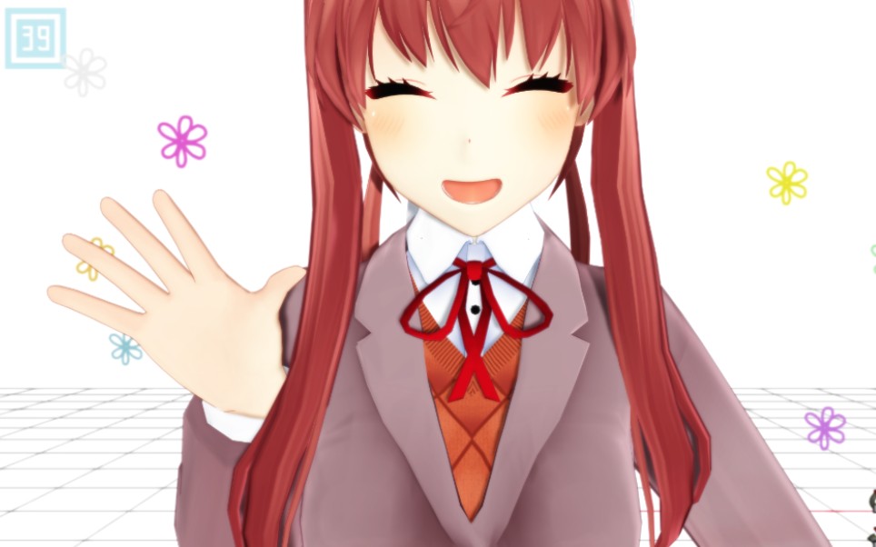 【DDLC MMD】和Monika透过画面嬉戏的方法uwu_哔哩哔哩_bilibili