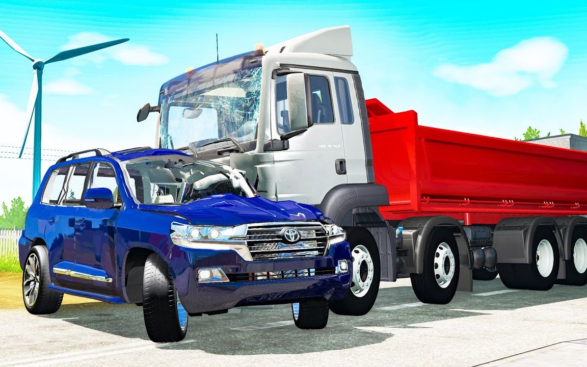 【BeamNG Drive】侧面碰撞事故 #1 - WreckStation_哔哩哔哩 (゜-゜)つロ 干杯~-bilibili
