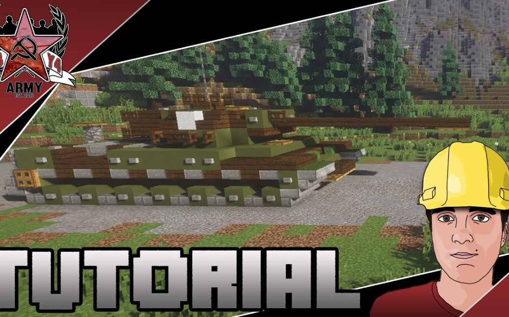 Minecraft: WW2 T32 Heavy Tank Tutorial_我的世界