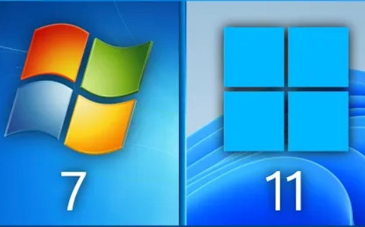 比较Windows 7 vs Wondows 11_哔哩哔哩_bilibili