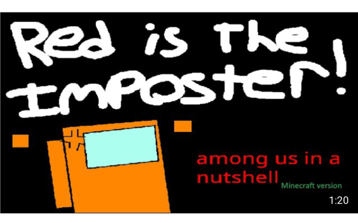 "Red is the Imposter!"Among us in a Nutshell(我的世界 Scratch版本)_哔哩哔哩_bilibili