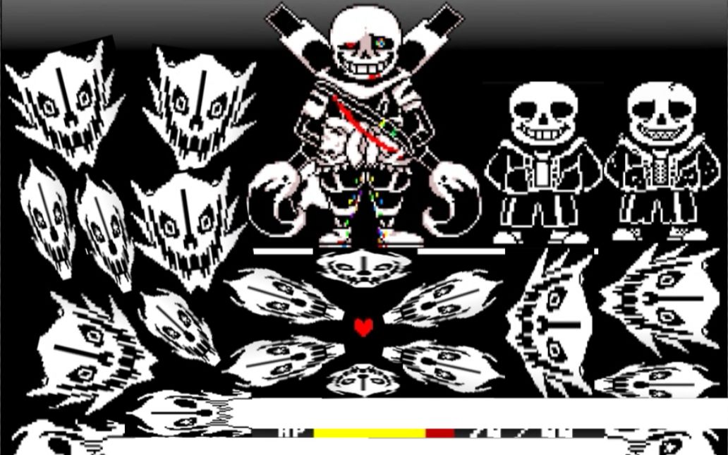 ink sans phase 3三药通关（水）_传说之下