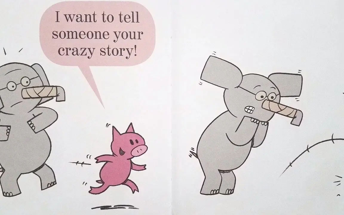 I Broke My Trunk! _ An Elephant & Piggie Read Aloud 英语启蒙_哔哩哔哩_bilibili