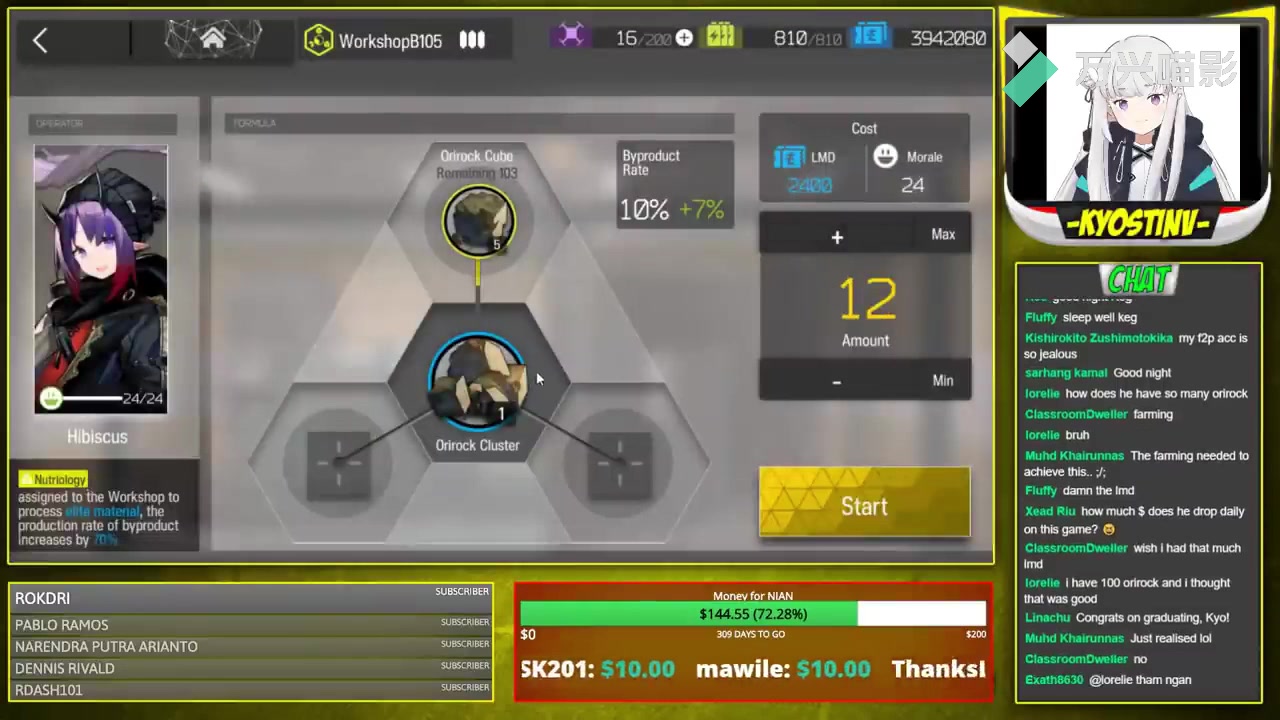 国际服作业大神KyostinV毕业后的任性----精2全干员_哔哩哔哩_bilibili