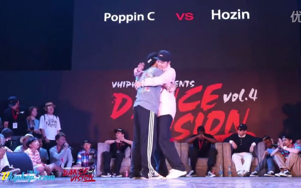 王炸 ！！【男神hozin对男神poppin C】 Dance Vision Popping 半决赛_哔哩哔哩_bilibili