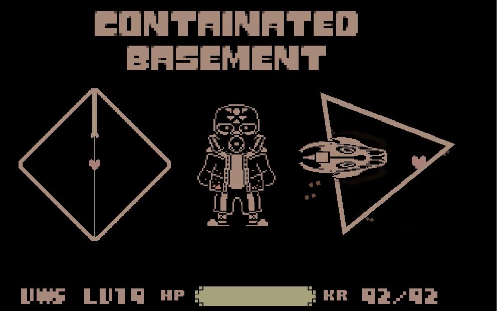 【Contaminated Basement】sans全阶段通关_哔哩哔哩bilibili_ut