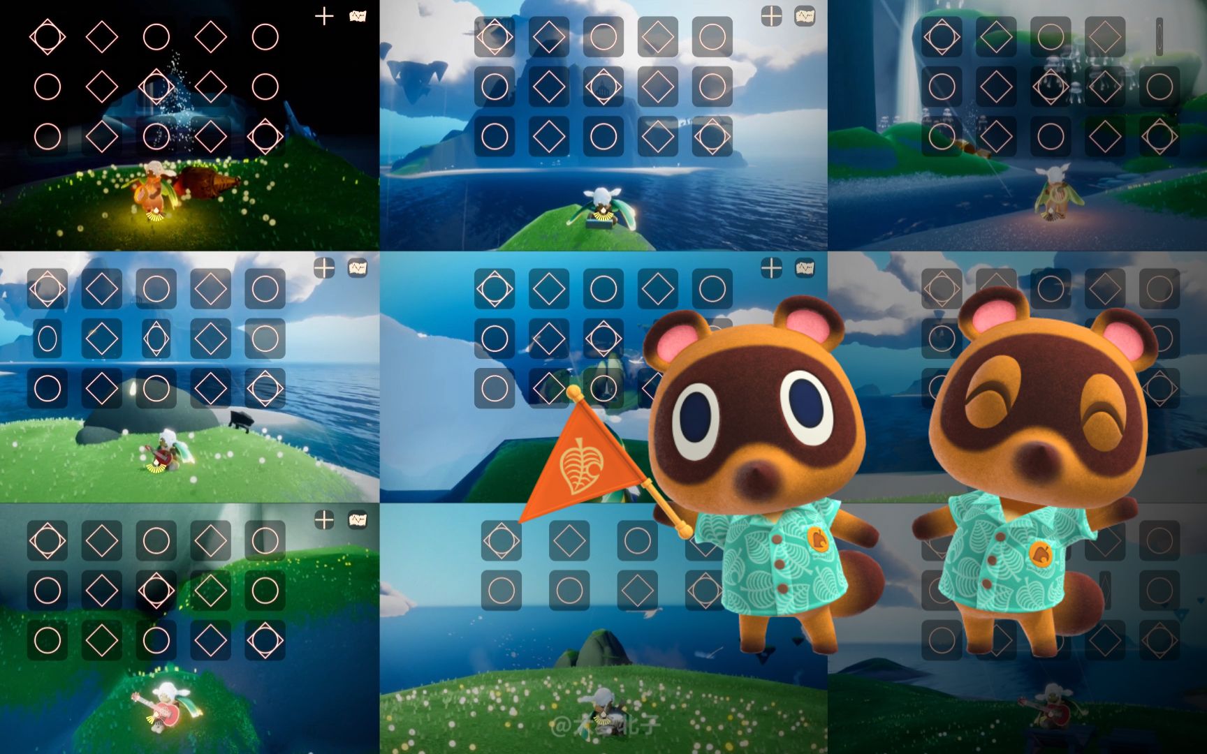 【光遇合奏】动森主题曲 ：Welcome Horizons_动物森友会