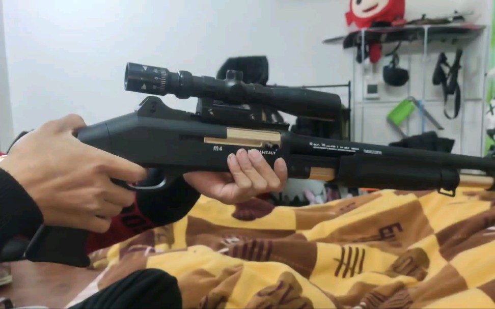 第一次玩98K，家里孩子很喜欢（高血压视频慎入）_哔哩哔哩_bilibili