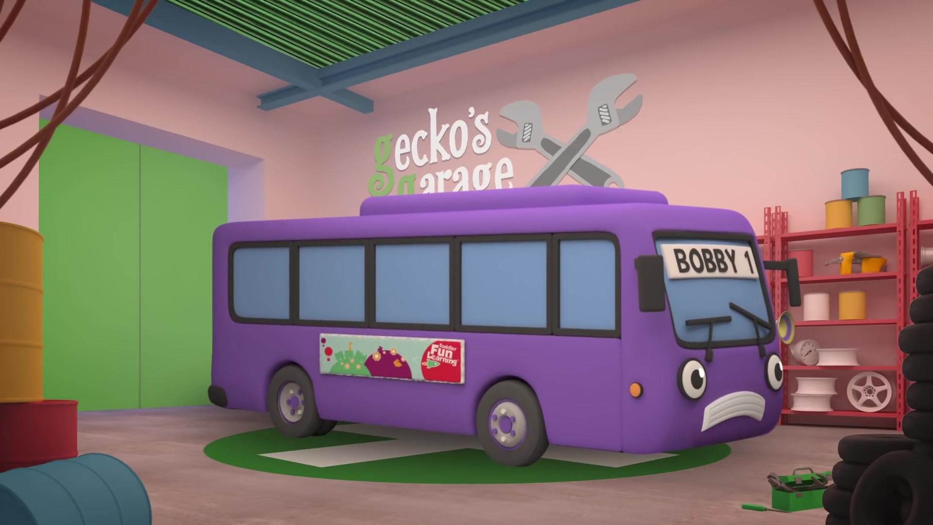 Bus Videos For Children Gecko's Garage动画片 1080高清儿童早教视频：Truck Cartoons_哔 ...