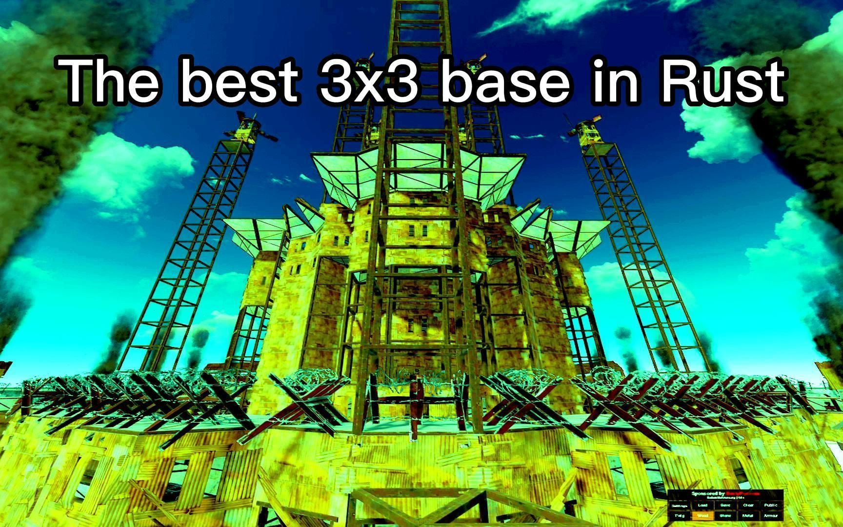 RUST 2022 建築教學 | 最佳 3x3 大團隊建築 | WIDE GAP 分離式炮眼 | CHINA WALL 中國牆 | - 视频 ...