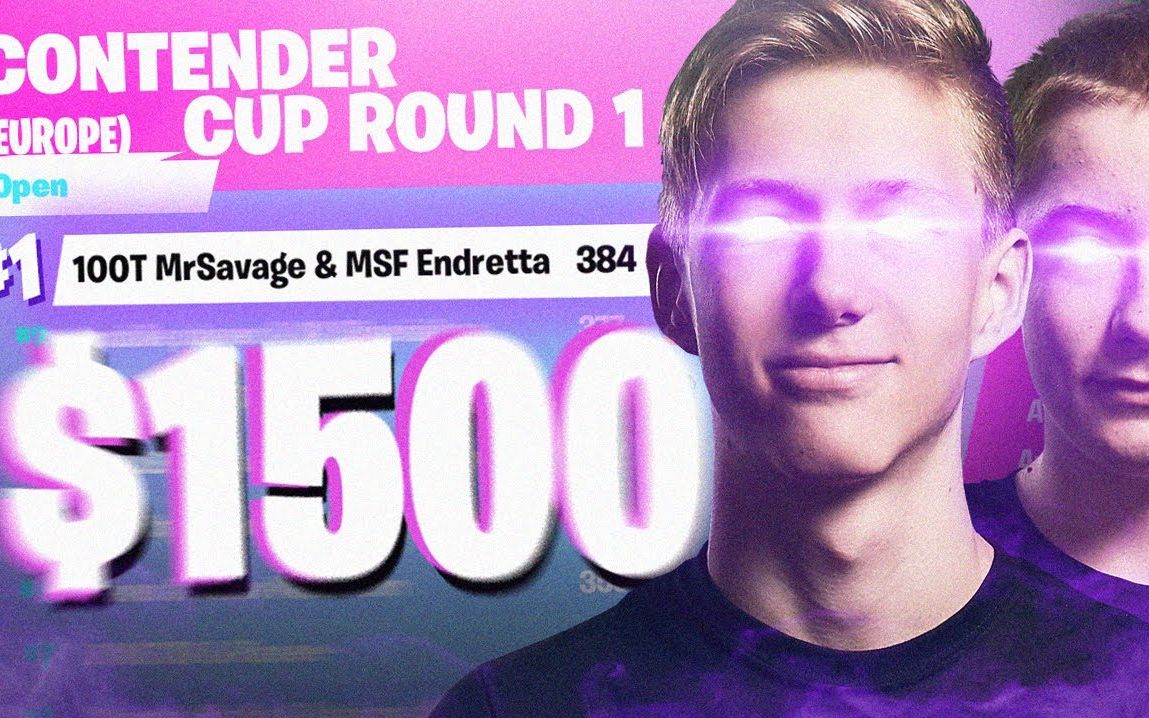 【转载/堡垒之夜】MrSavage & Endretta双排赏金赛1st_哔哩哔哩_bilibili