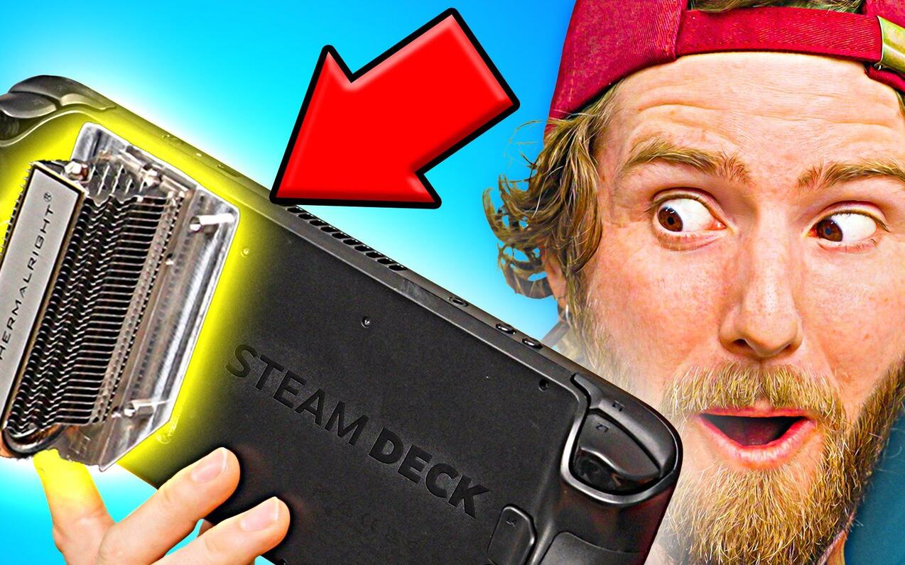【官方双语】居然有用！- 暴力改装Steam Deck散热#linus谈科技 - 哔哩哔哩