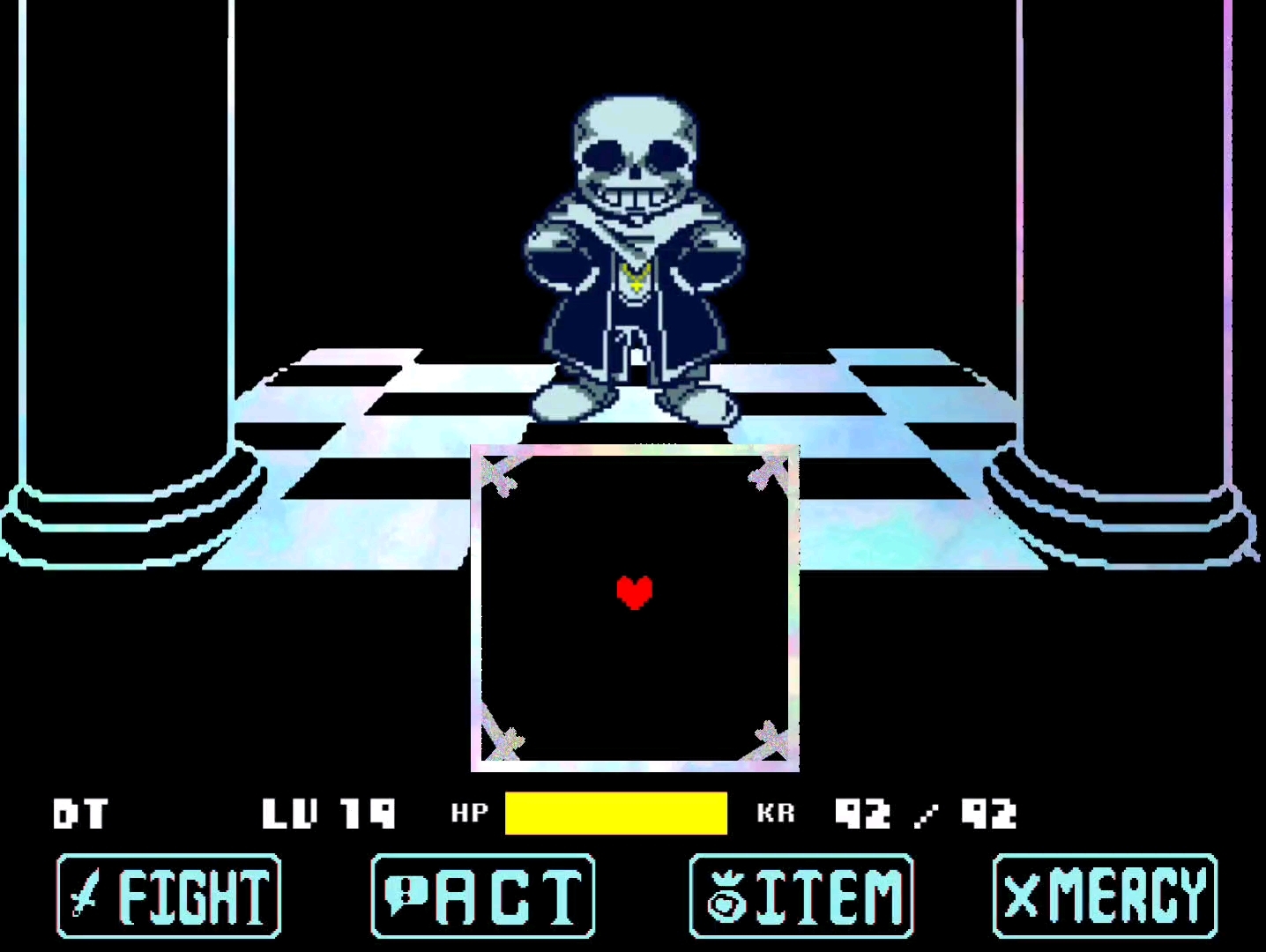 【动画！】 堕落之下和平线sans战 完整版！ 60帧