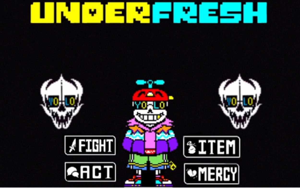 【underfresh】freshsans1阶段通关_哔哩哔哩bilibili_传说之下