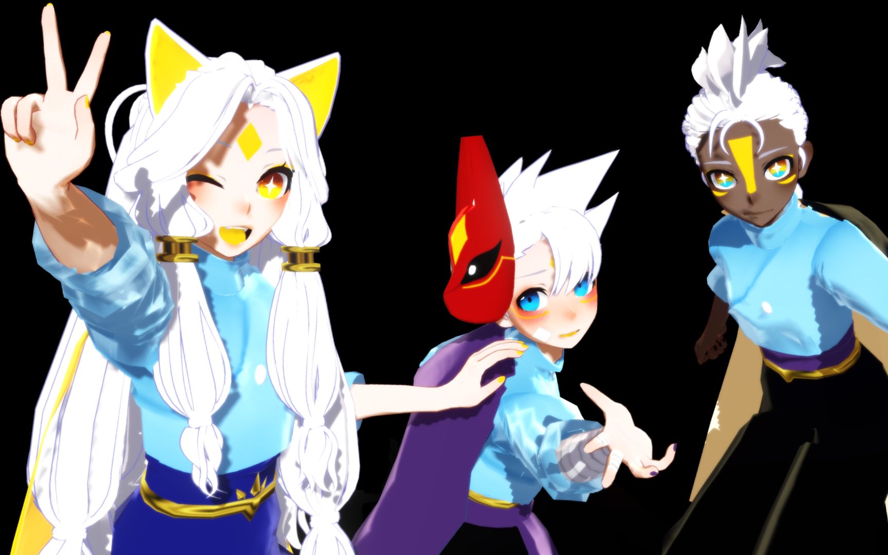 [ MMD sky光遇 ] WAVE (Models test)_哔哩哔哩_bilibili