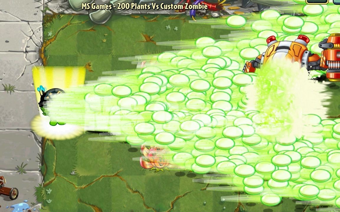 PvZ 2 Challenge - 200 Plants Max Level Vs Z Mech Zombie 300000 HP - Who ...