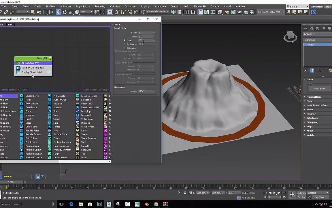 tyflow 角色节点 教程 昆虫集群_表面跟随_哔哩哔哩_bilibili