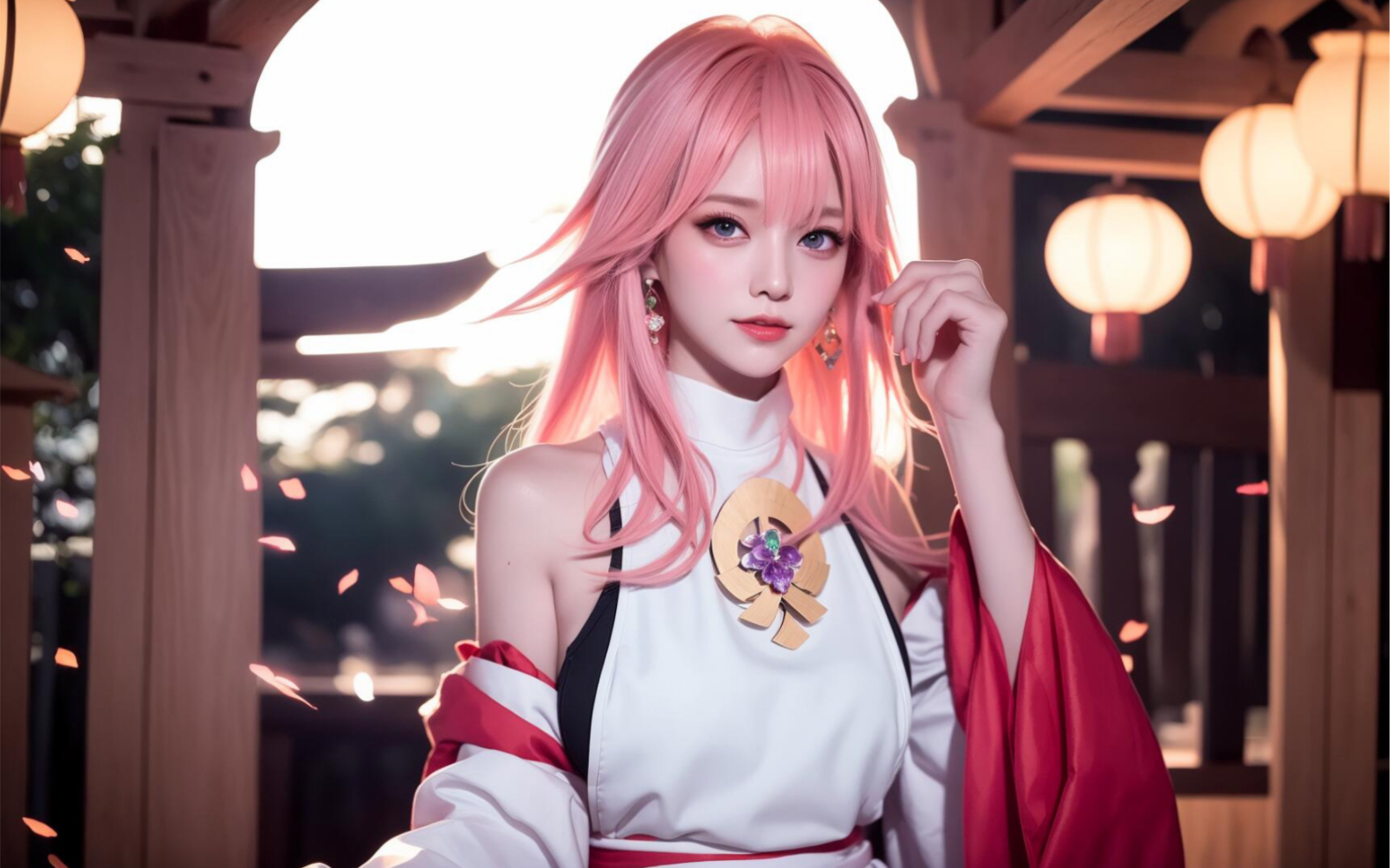【AI Coser】雷电将军“我命十方世界雷鸣平息，愿你今晚得享安睡”