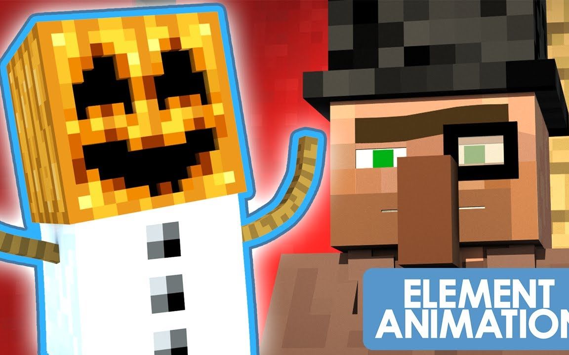 【Element Animation】村民传说：雪傀儡Bob（动画）_哔哩哔哩_bilibili