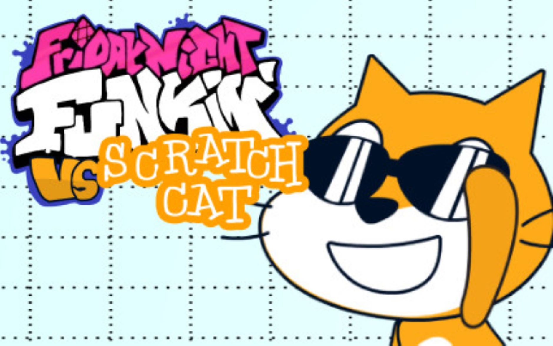 FNF 优质模组 Vs Scratch Cat HARD全阶段通关_音游热门视频