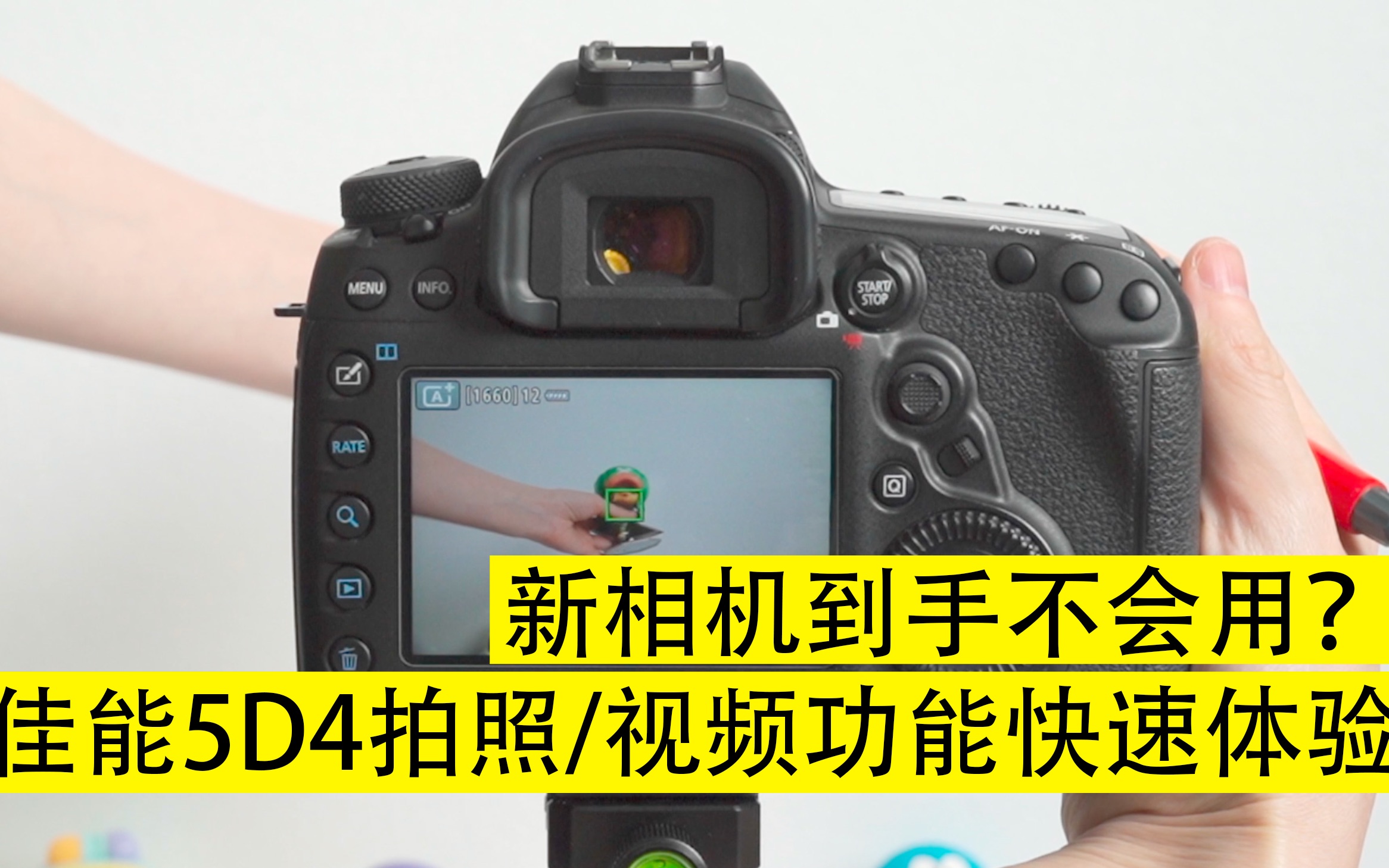 【佳能5D4】相机到手迫不及待，3个步骤带你快速体验5D4单反功能_哔哩哔哩_bilibili